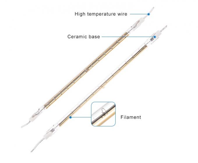 220V 1200W R7S Quartz Infrared Heater Lamp
