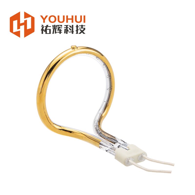 Gold Coating Ring Infrared Lamp 24-575V