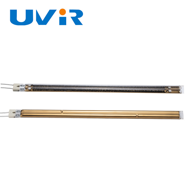 Semi-Gold Double Tube Carbon Infrared Heating Tube 900W