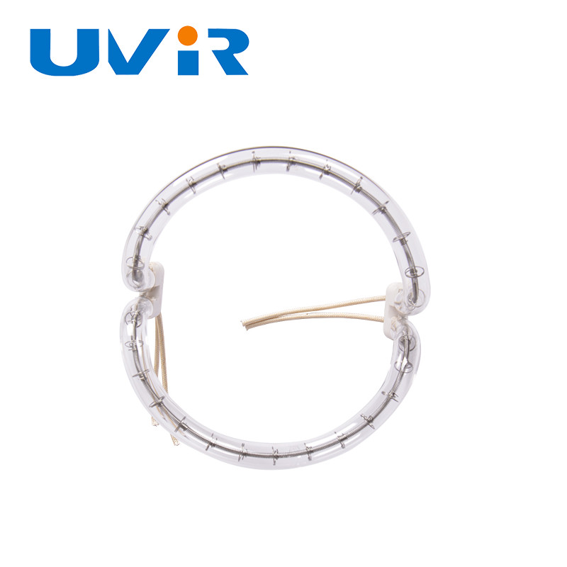 Infrared Heating Element Tube Clear Quartz 3D Type Halogen Quartz Tube ...