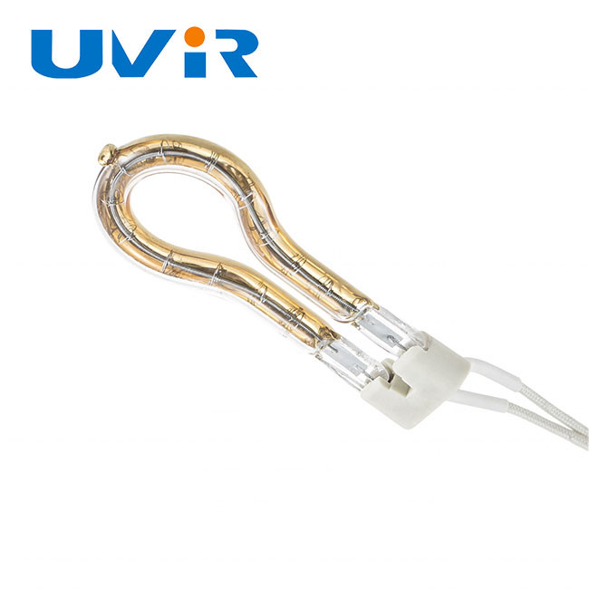 220V 450W Gold Ring Infrared Halogen Heater Lamp