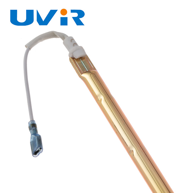 Gold-Coated Helen Infrared Lamp - 2500W Quartz Tube Heater